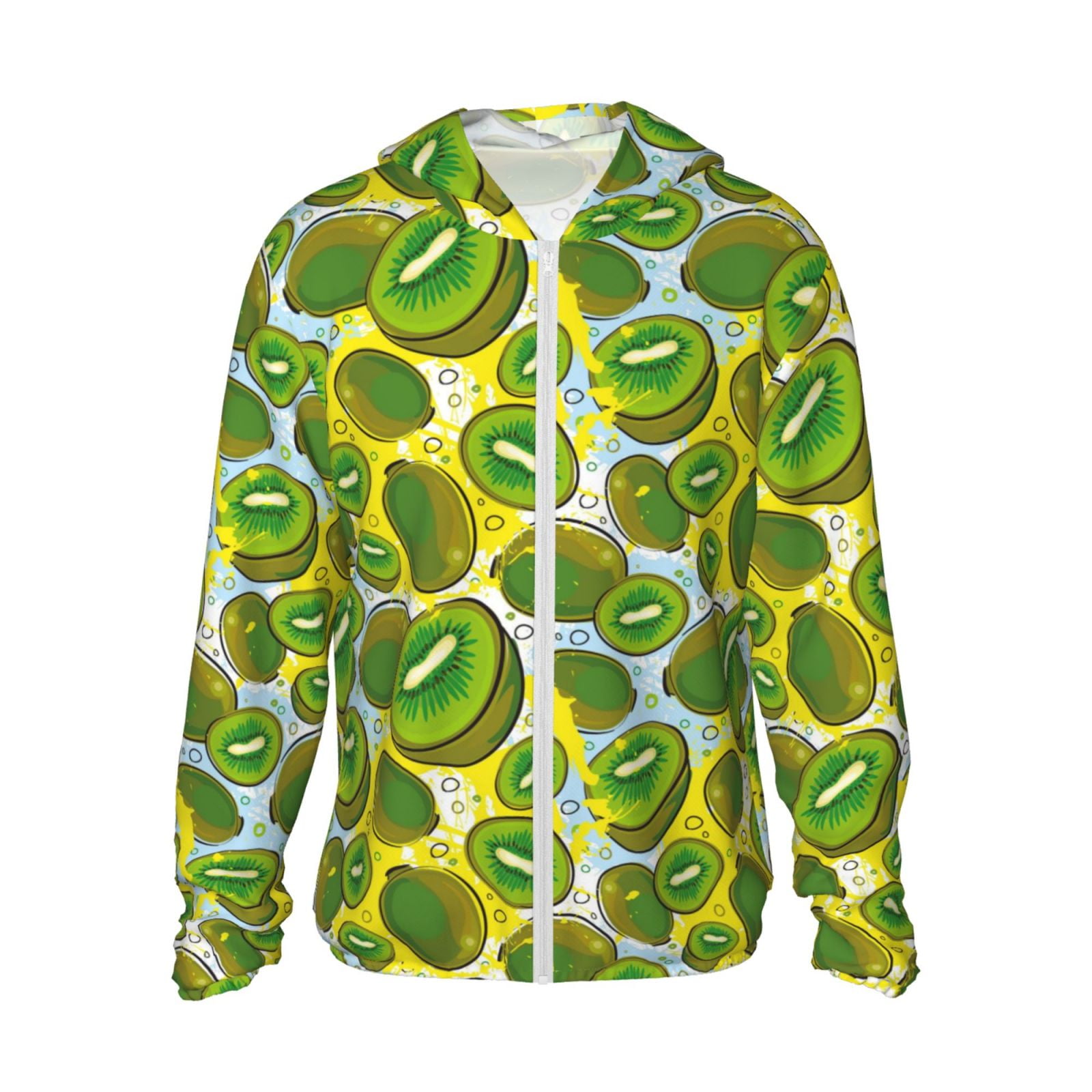 Coaee Watercolor Kiwi Fruits Summer Men's and Women's UPF 50+ Sun ...