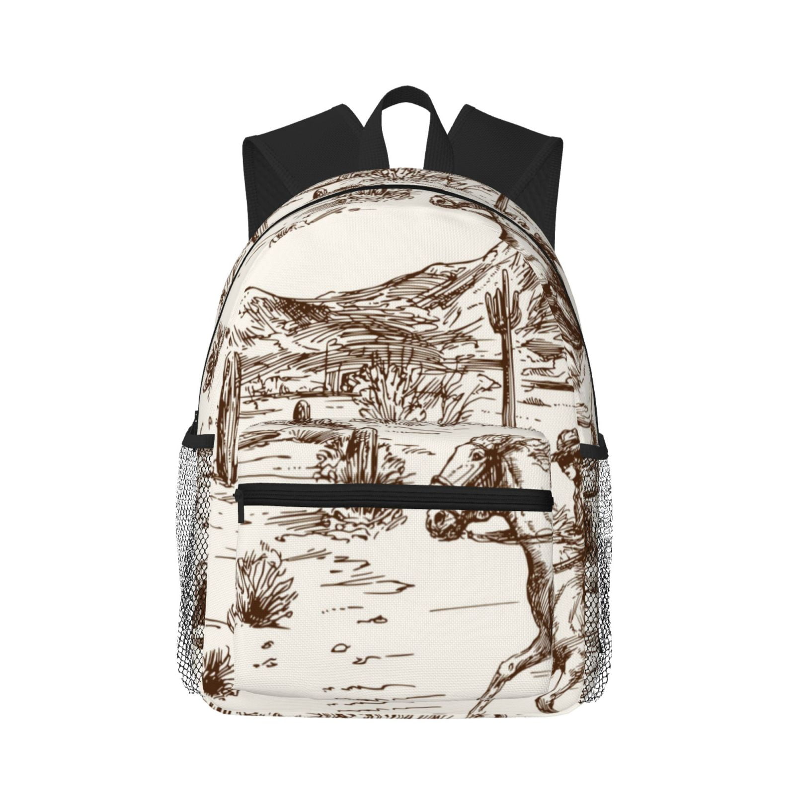 Coaee Western Desert Cowboys3 Light Casual Backpack Daily use backpack ...