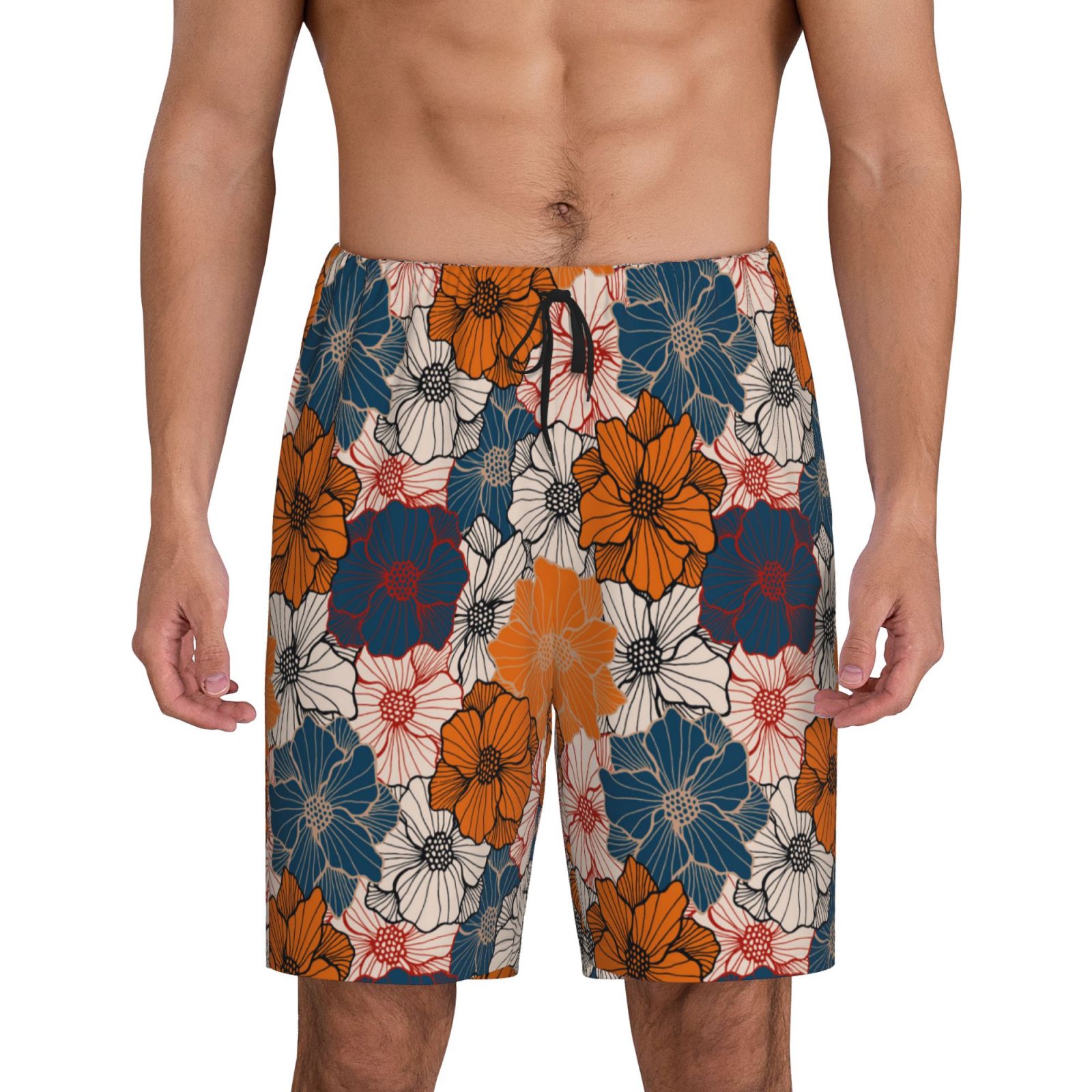 Coaee Whimsical peony blossom for Men's Pajama Pants, Pajama Boxer ...
