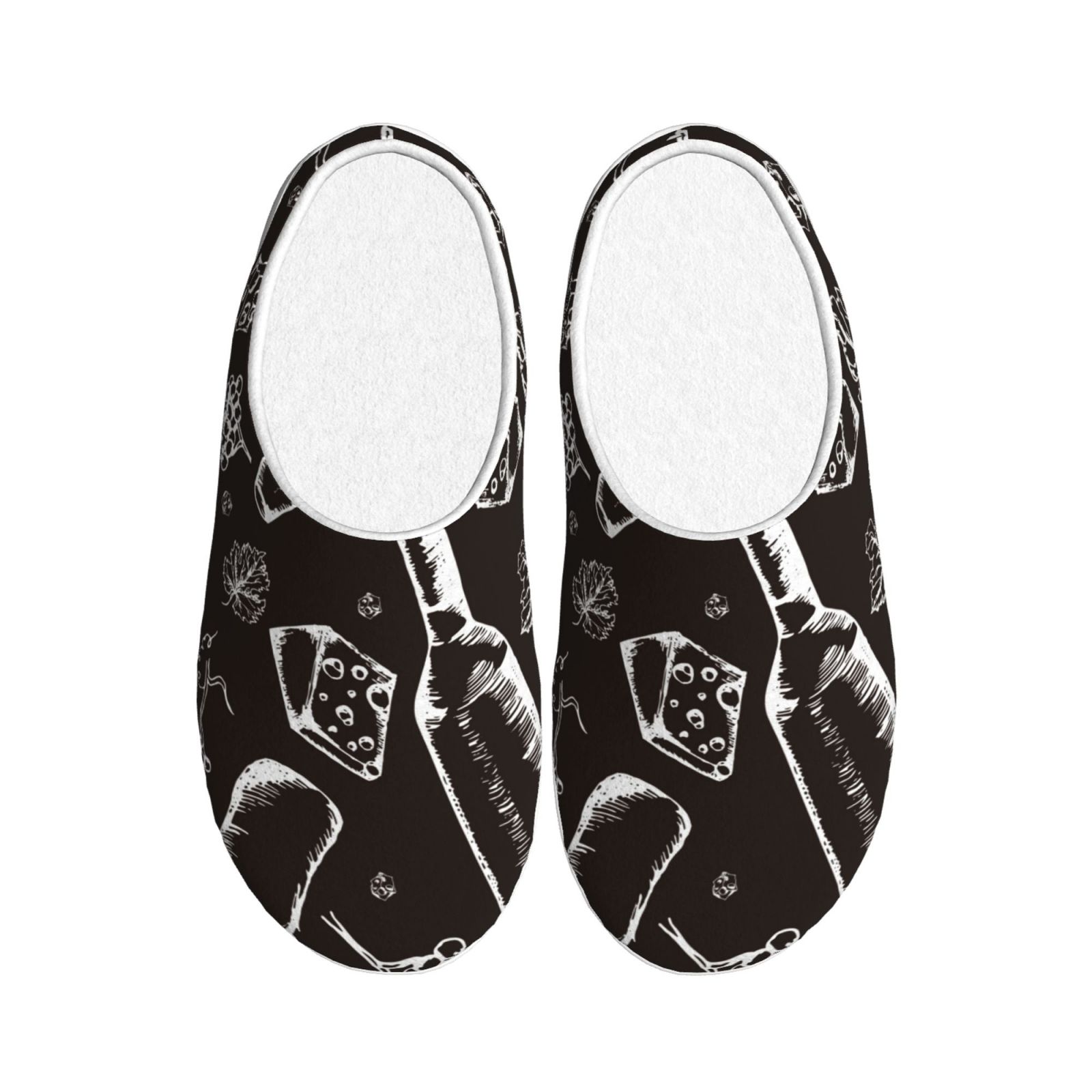 Coaee Wine Seamless for Mens Slippers Indoor Slip On Shoes Slippers for ...