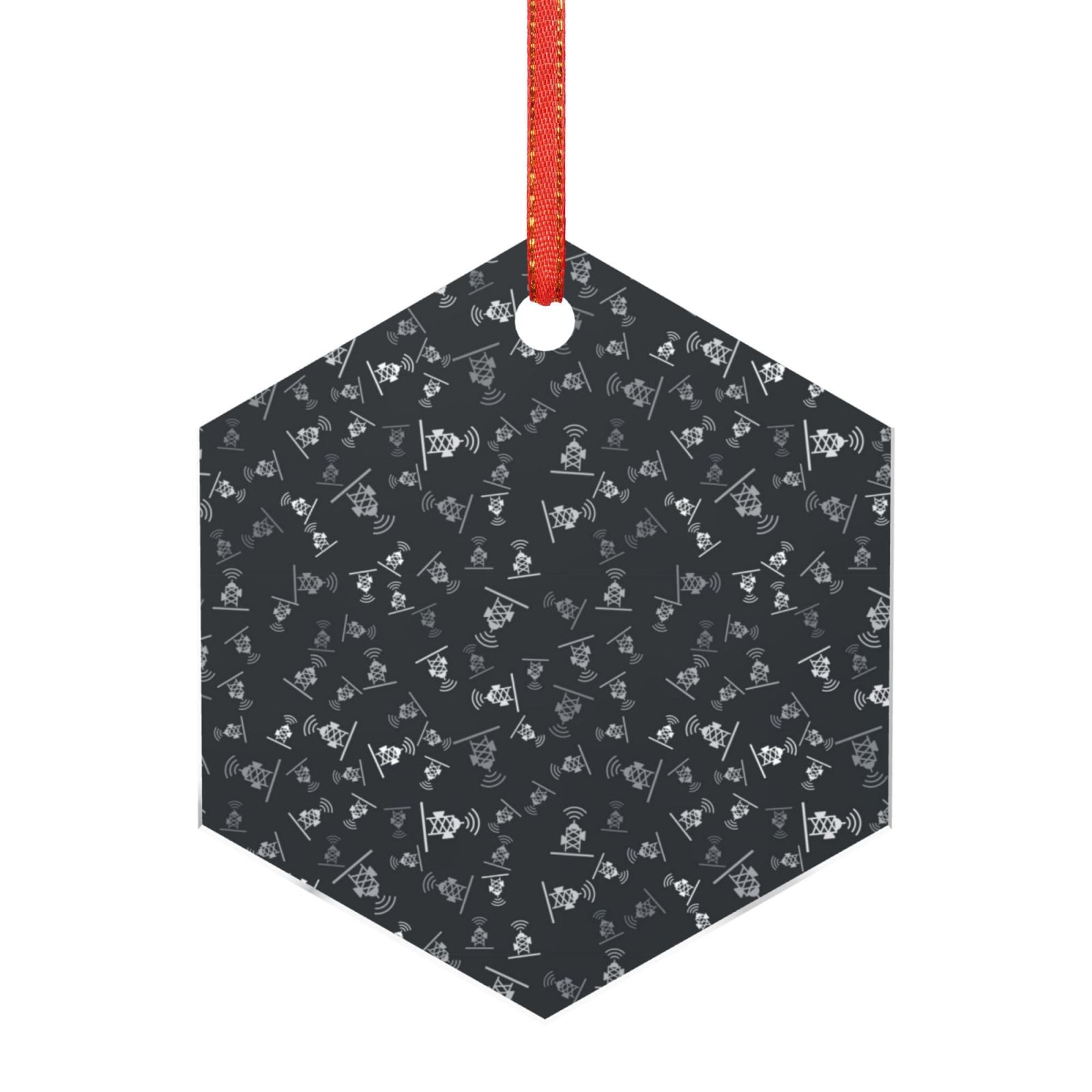 Coaee Wireless Antenna Icon for Acrylic Ornament Funny Santa Claus ...