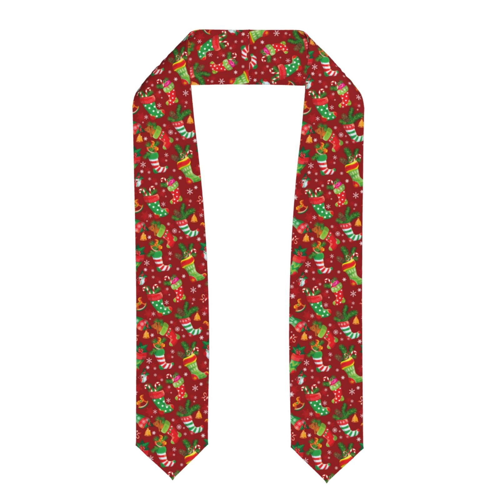 Coaee X-mas and New Year Graduation Stole, Unisex, 72" Long Graduation ...