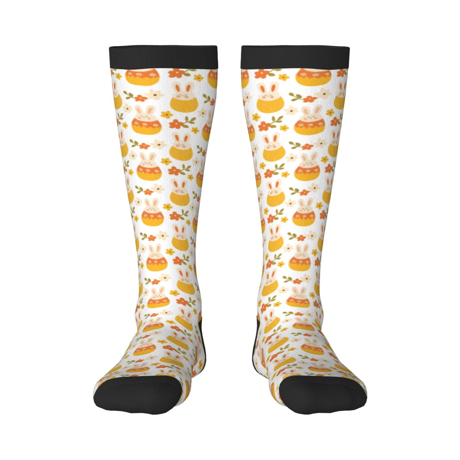 Coaee bunny in Easter eggs Socks, Stylish Sports High Socks Breathable ...