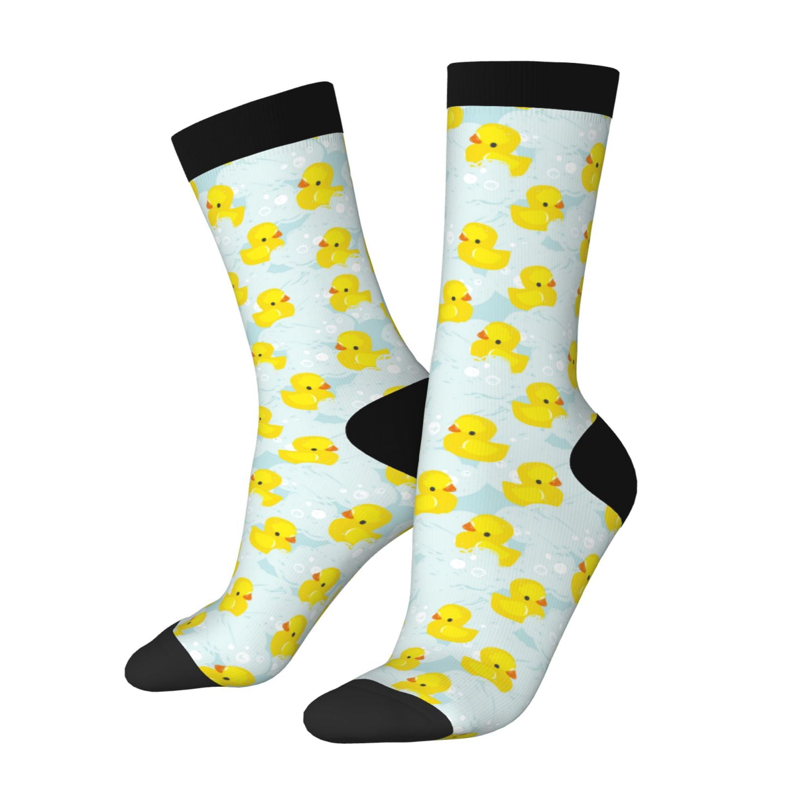 Coaee cute rubber duck for Socks, Stylish Sports Mid-Tube Socks ...
