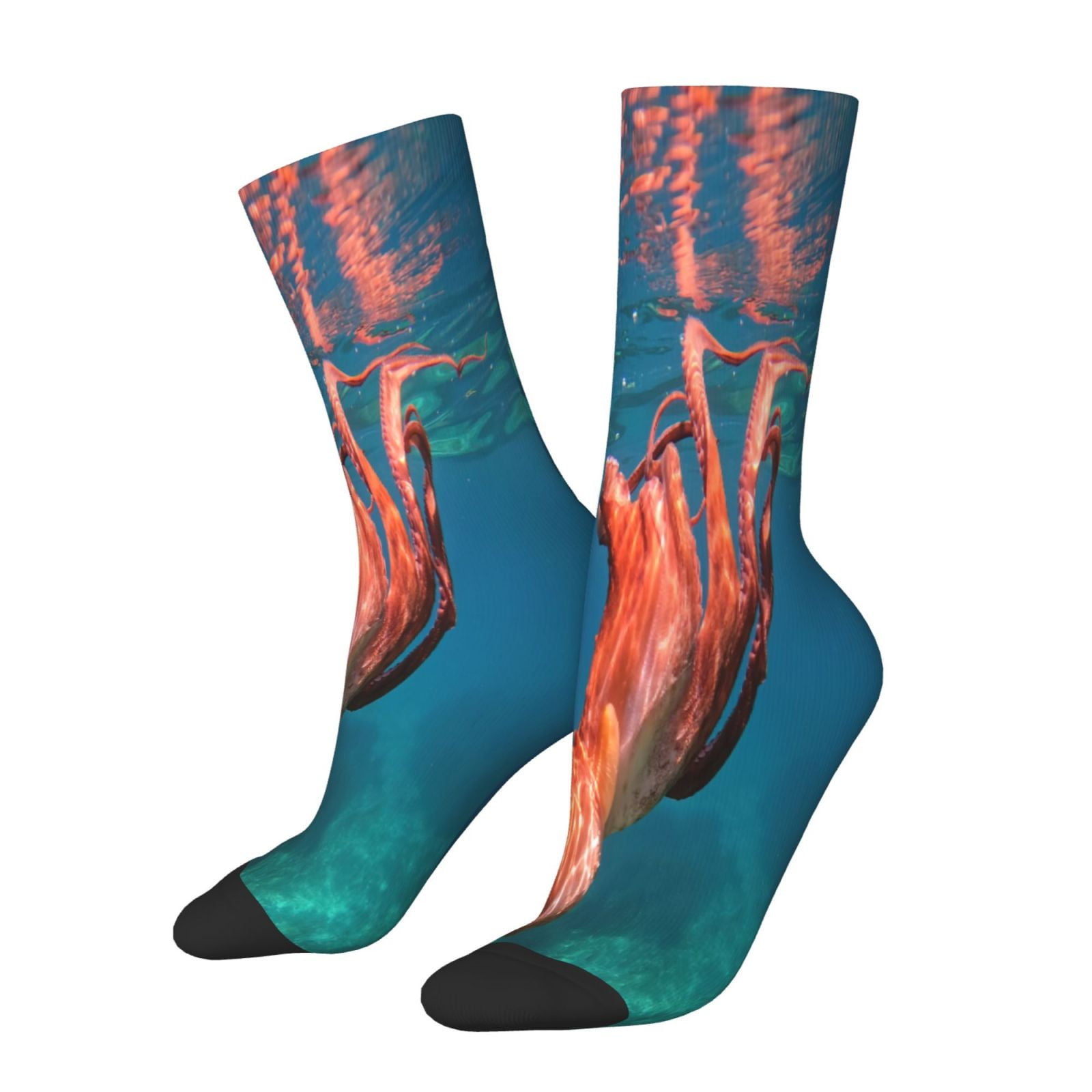 Coaee octopus swimming for Socks, Stylish Sports Mid-Tube Socks ...