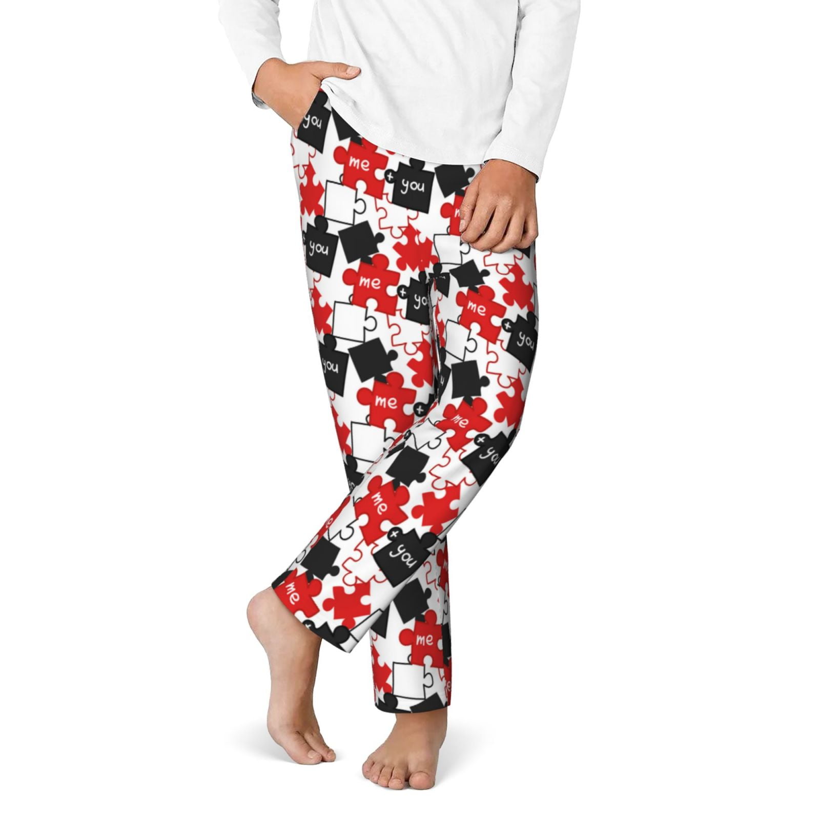 Coaee puzzle elements with the words me you for Teen lounge pants ...