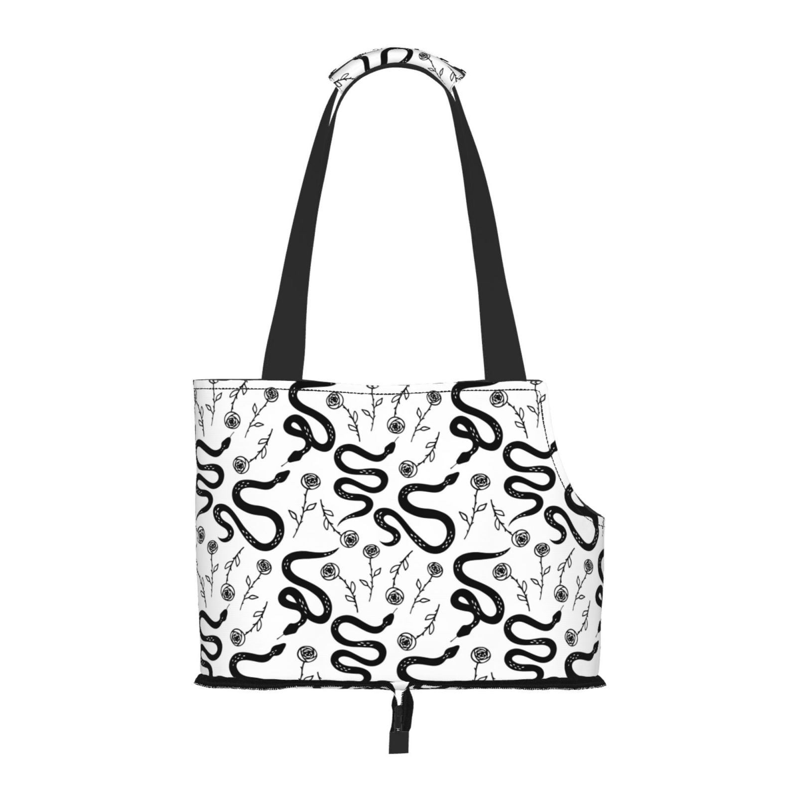 CoaeeHand Drawn Snake for Collapsible Travel Puppy Carrier Versatile ...