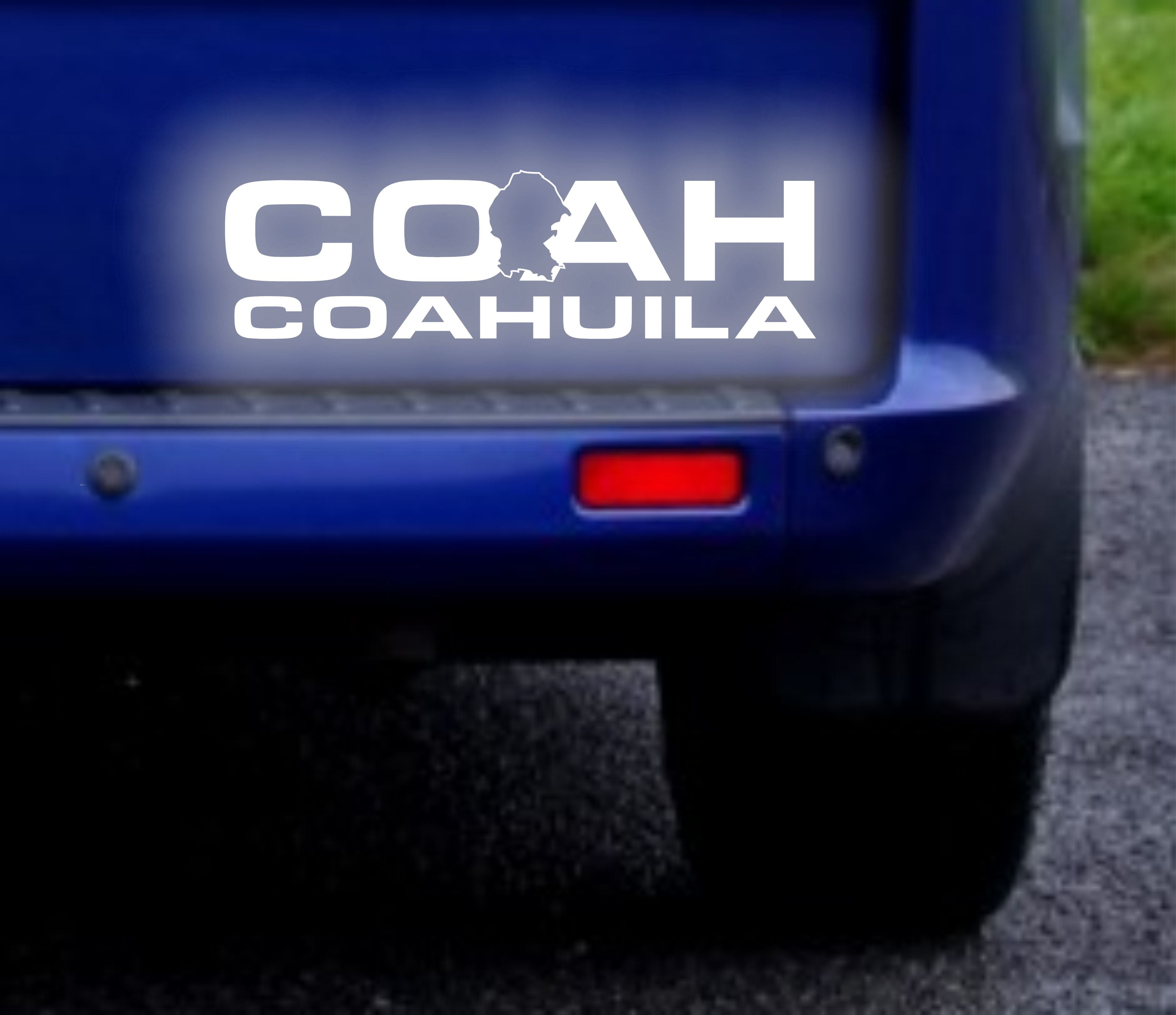 Coahuila COAH Mexico Reflective Sticker Decal - Walmart.com