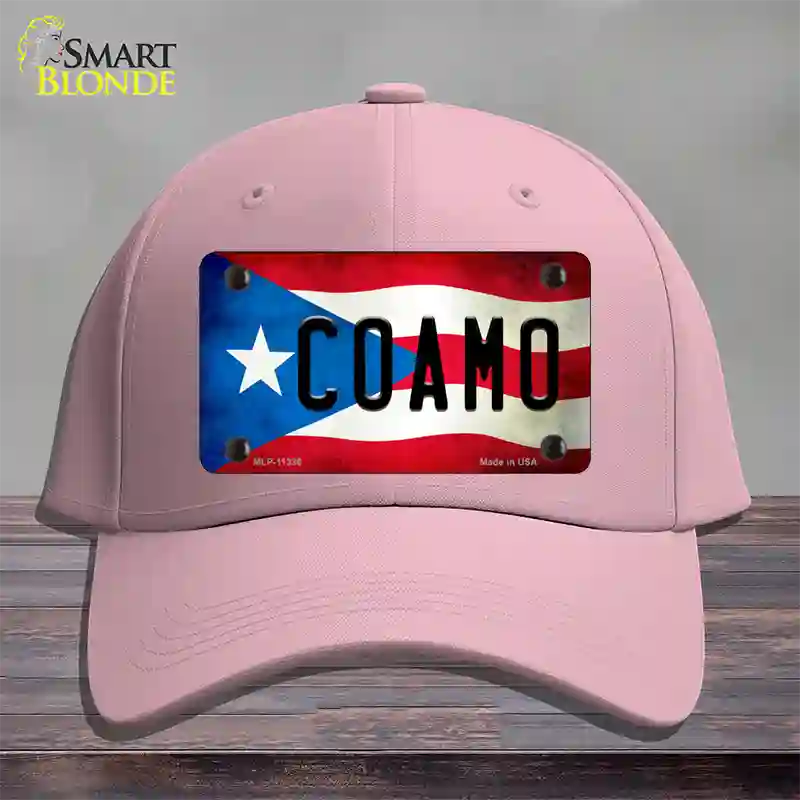 Coamo Puerto Rico Flag Novelty License Plate Hat Cotton Pink - Walmart.com
