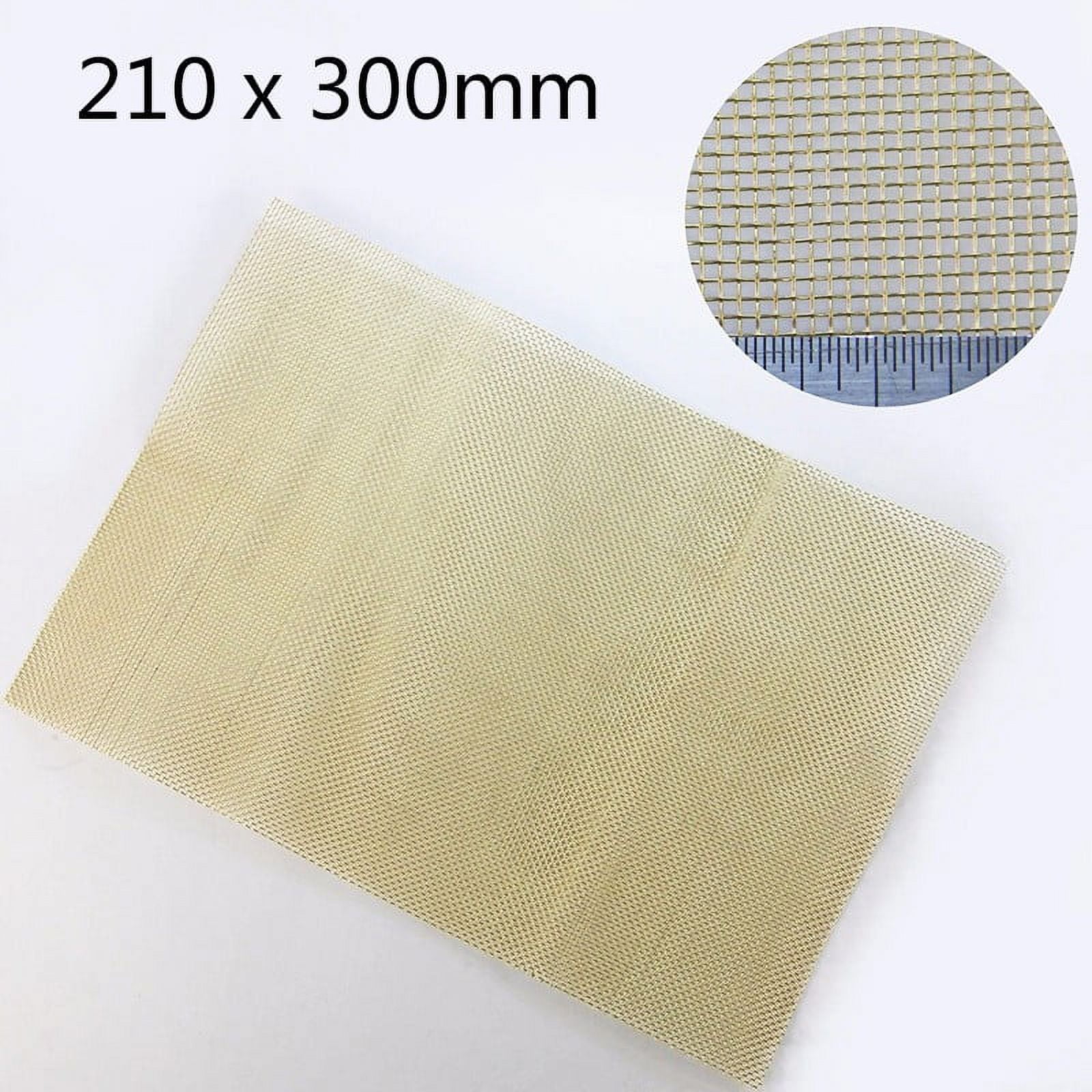 Coarse Brass Woven Wire Mesh 1mm Hole A4 Sheet 210 x 300mm - Walmart.com