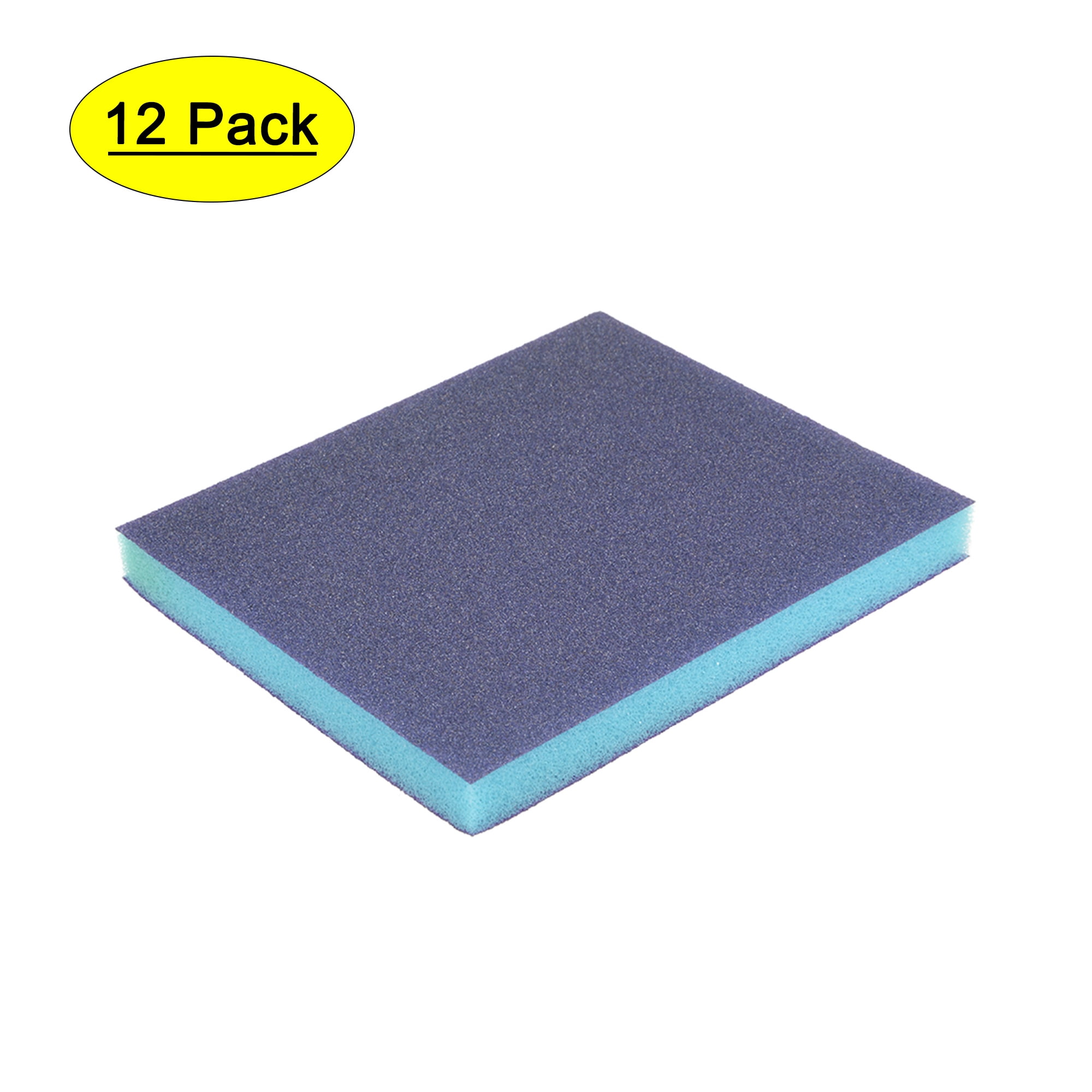 Coarse Grit 100 Grit 4.72 x 3.86 x 0.47 Size Sanding Sponge 12Pack Walmart