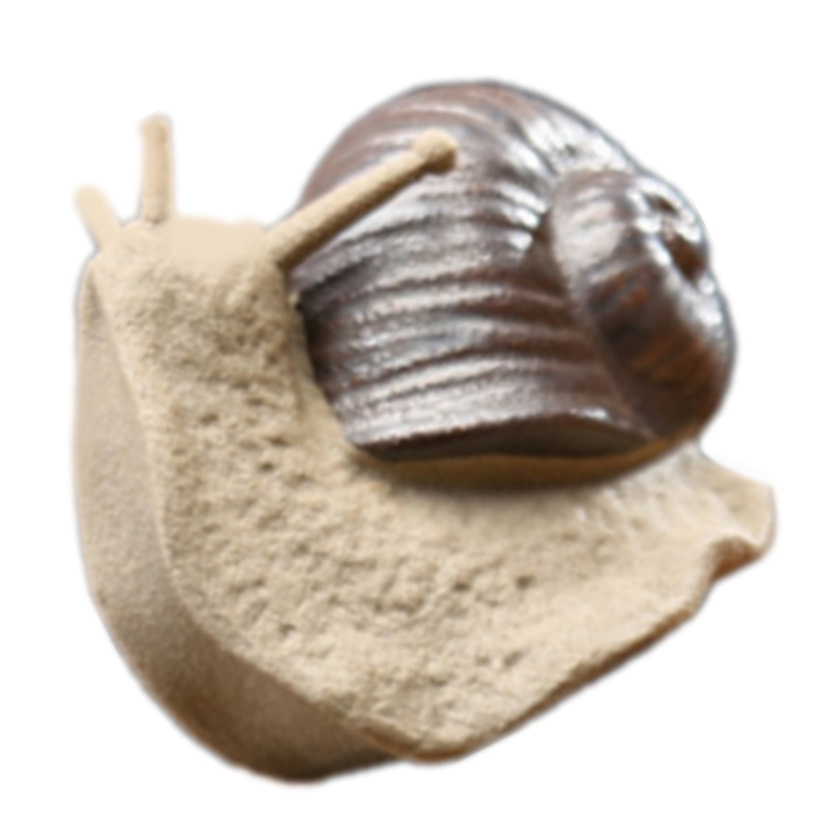 Coarse Pottery Snail Miniature Figurine Ceramics Crafts Home Desktop ...