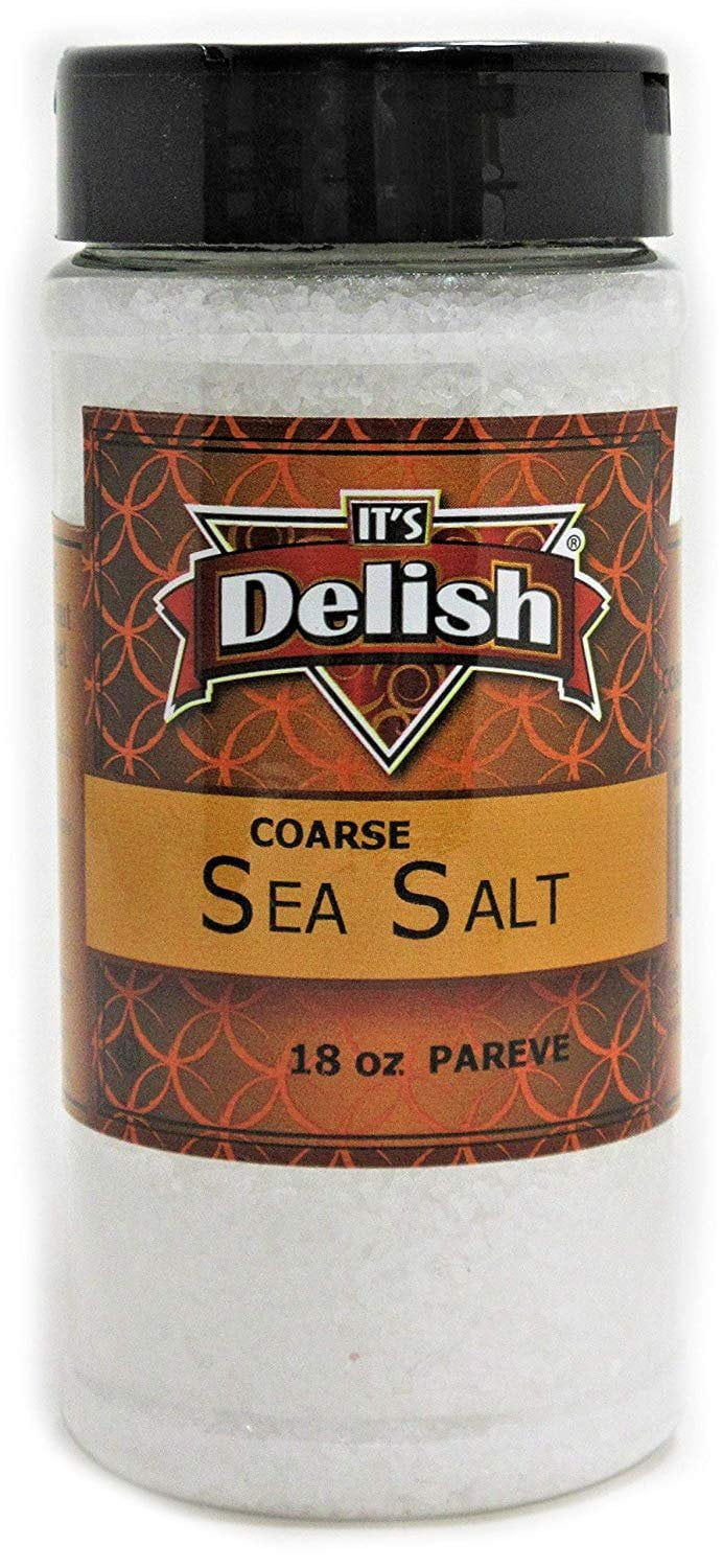 Coarse Sea Salt Bulk Food Grade by Its Delish, 18 Oz Medium Jar ...