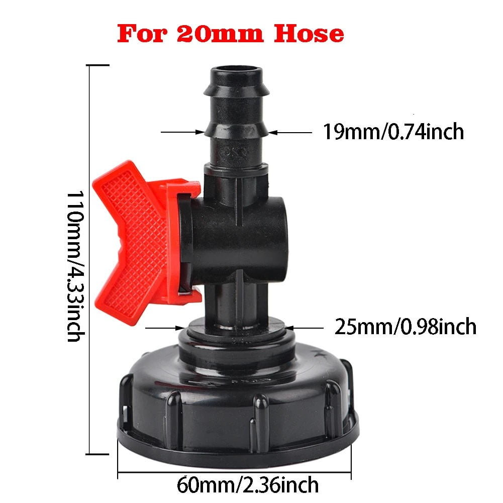 Coarse Thread S60X6 Ibc Tank Faucet Adapter Quick Connect Faucet ...