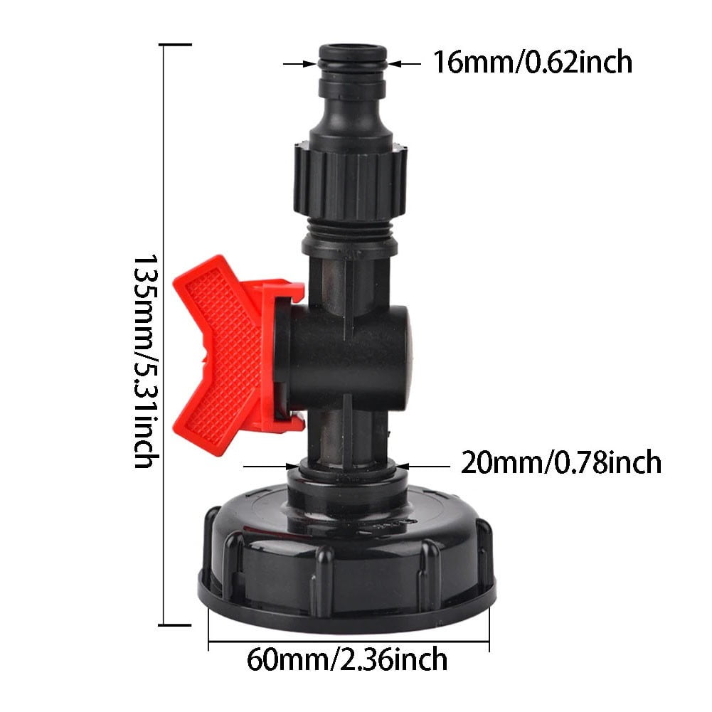 Coarse Thread S60X6 Ibc Tank Faucet Adapter Quick Connect Faucet ...