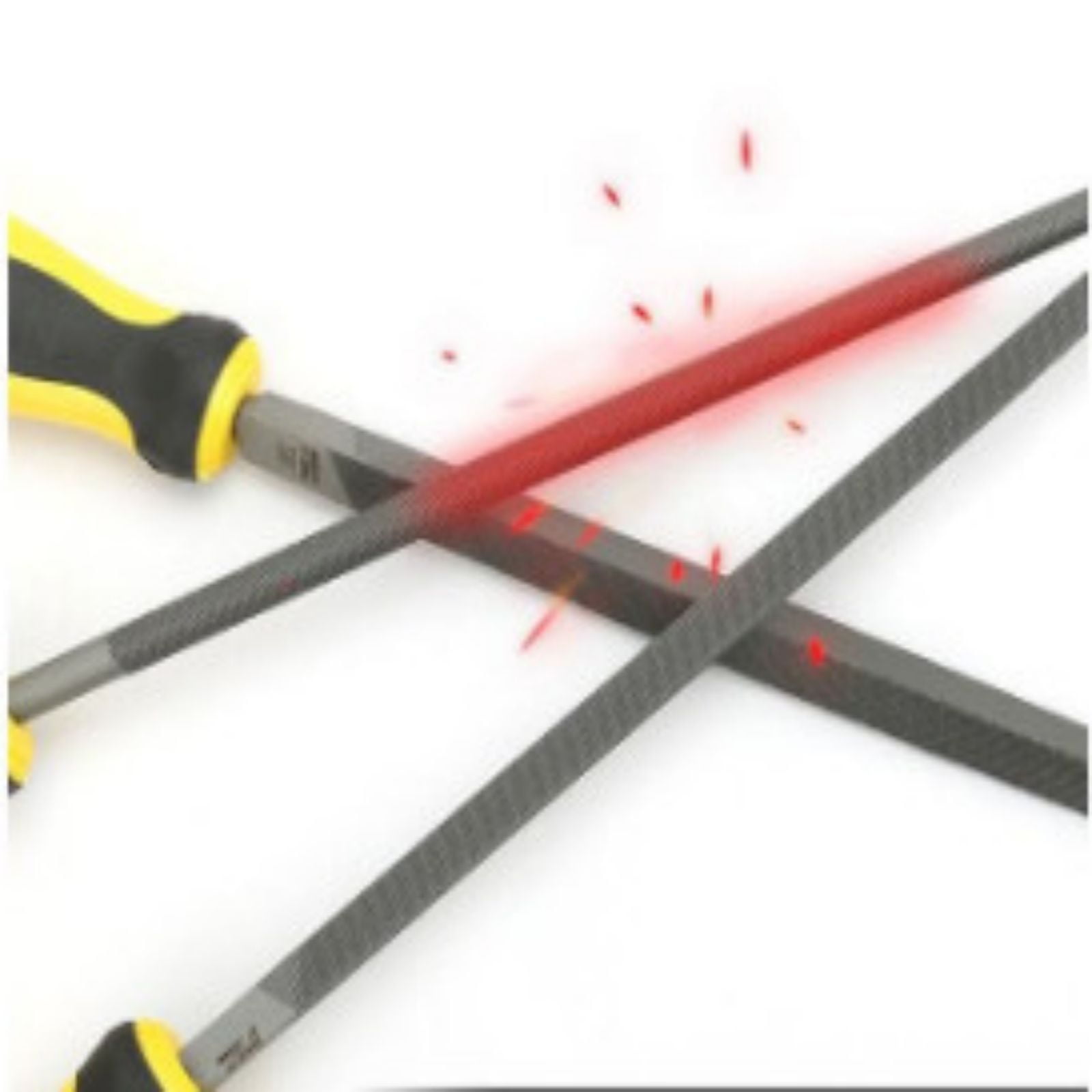 Coarse Tooth Flat File Flat Medium Steel File Semicircular File Rubbing ...