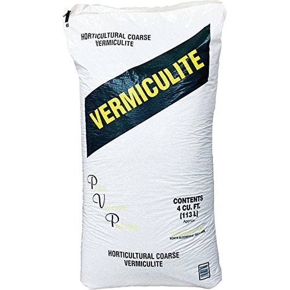 Coarse Vermiculite 4 Cubic Foot Bag - Natural Soil Additive for Garden ...