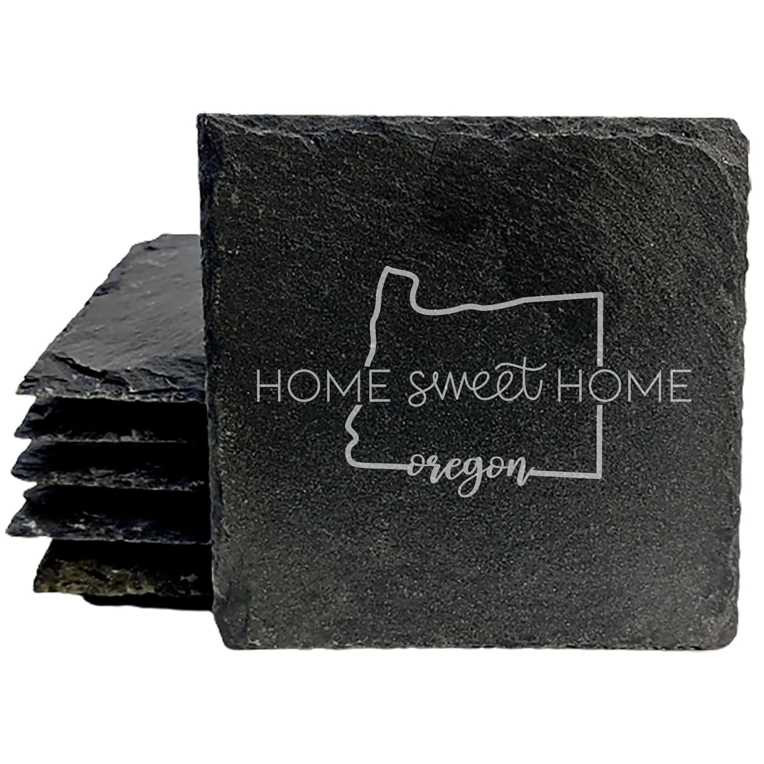 Coasers Se of 6, Square 4" wih 'Home Swee Home' Design, Perfec for ...