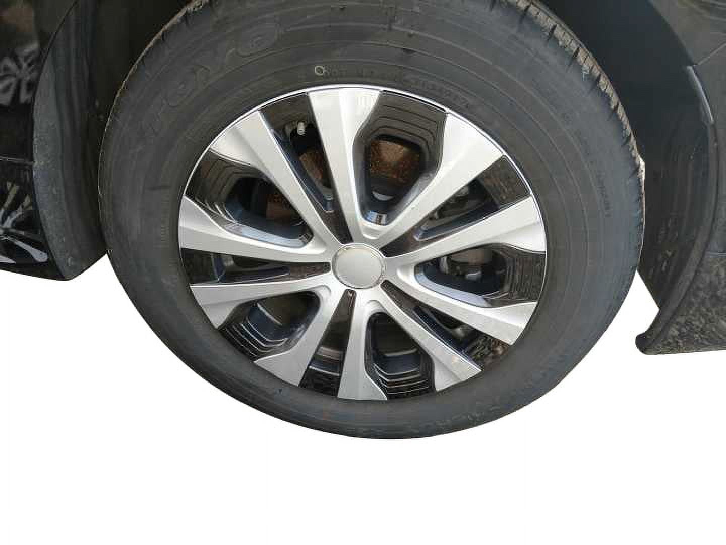 Coast 2 Coast 52615SC 15 in. 10 Spoke Silver Chrome Wheel Hub for 2016 ...