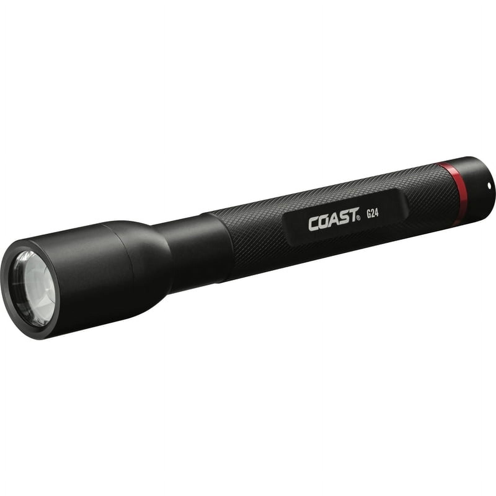 Coast 3004859 G24 200 Lumens Black LED Flashlight, AA Battery - Walmart.com