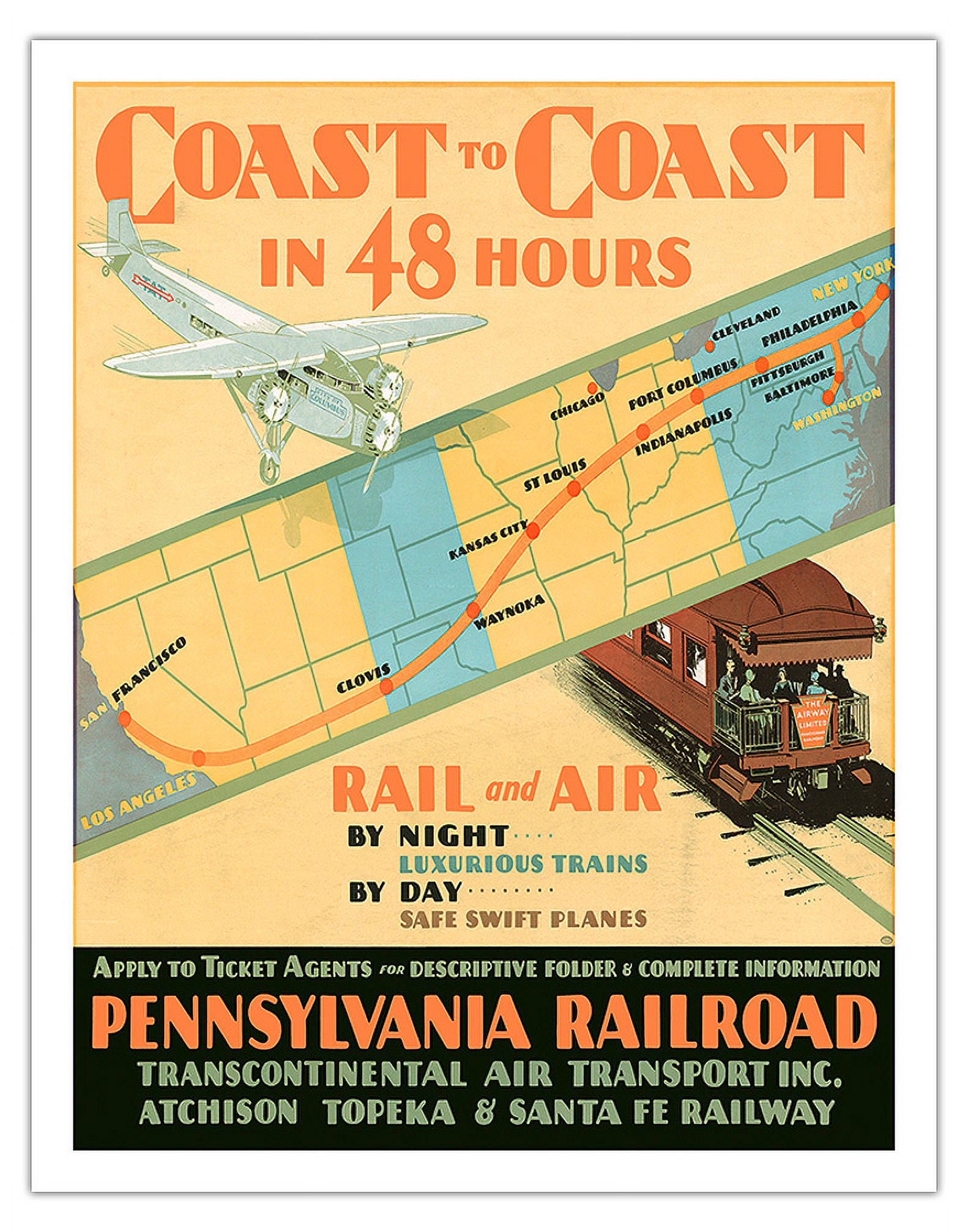 Coast to Coast in 48 Hours - Rail & Air by Night Trains by Day ...