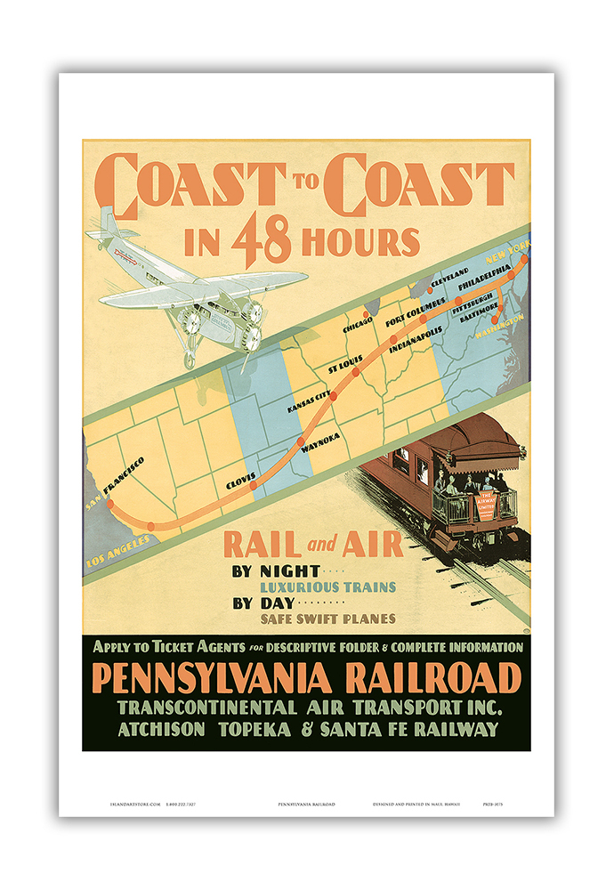Coast to Coast in 48 Hours - Rail & Air by Night Trains by Day ...