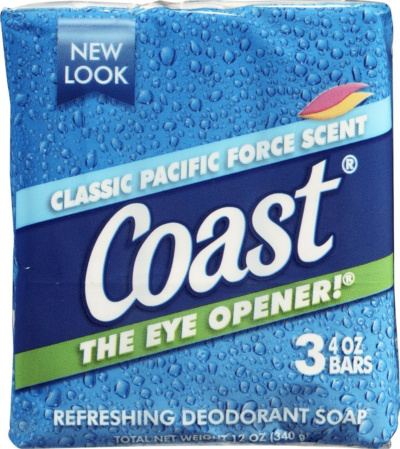 Coast Bar Soap, Classic Pacific Force Scent, Refreshing Deodorant Soap, 3ct - Walmart.com