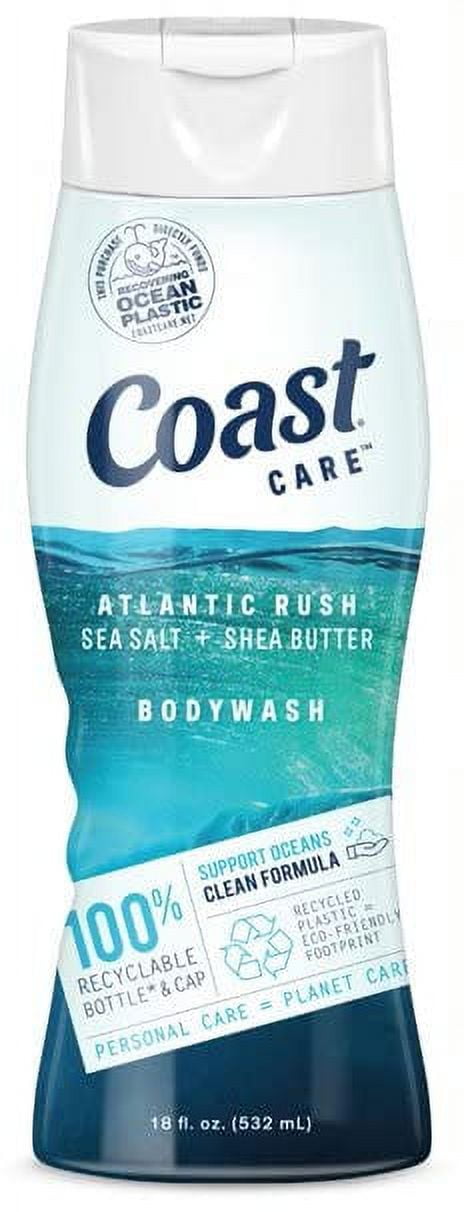 Coast Care Atlantic Rush Body Wash with Sea Salt + Shea Butter 18 fl ...