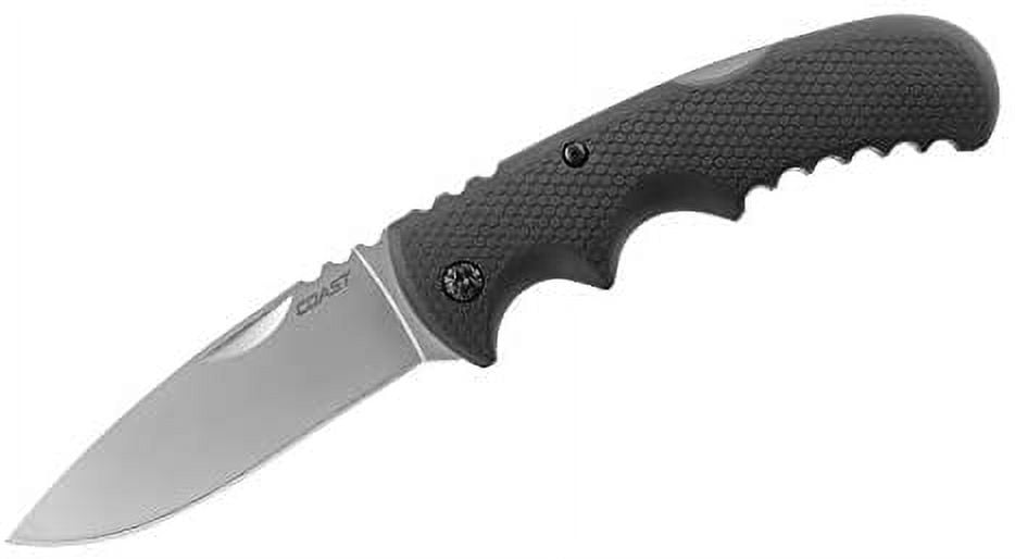 Coast Cutlery Folding knife, rubber handle BX315 - Walmart.com