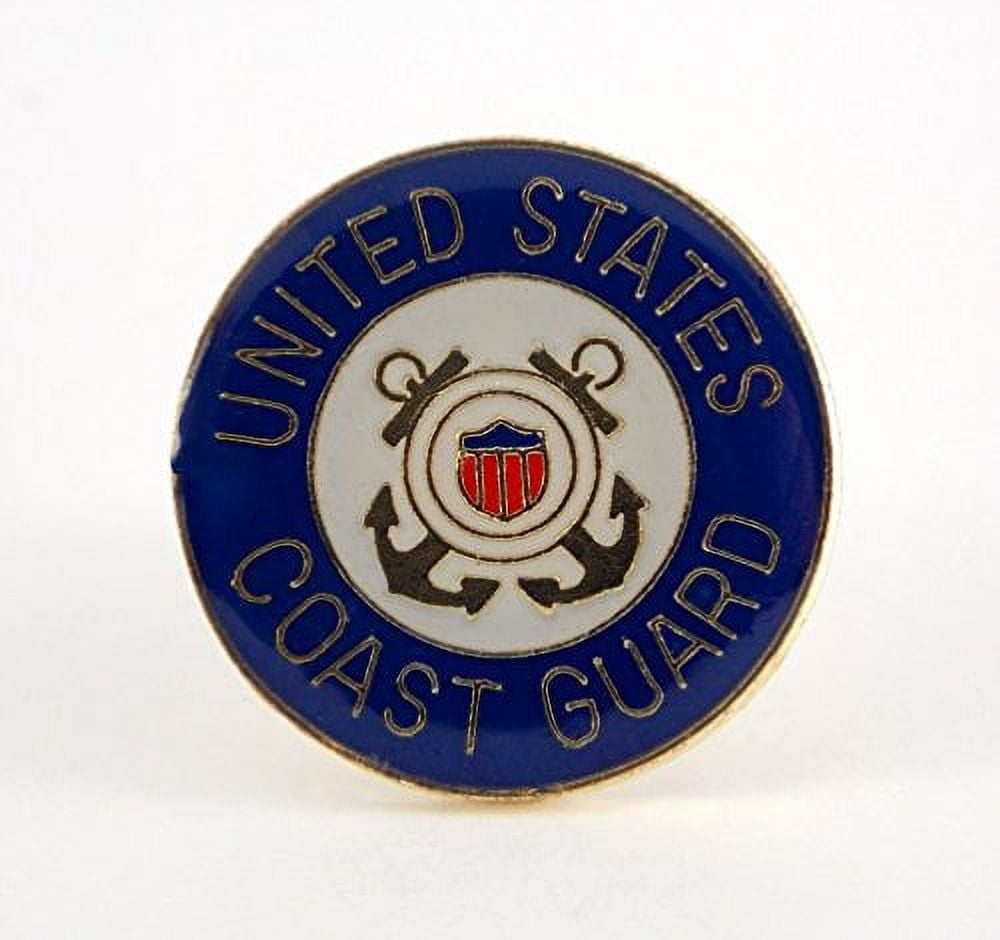 Coast Guard Insignia Logo Seal Military Patriotic Lapel Hat Pin PPM638 ...