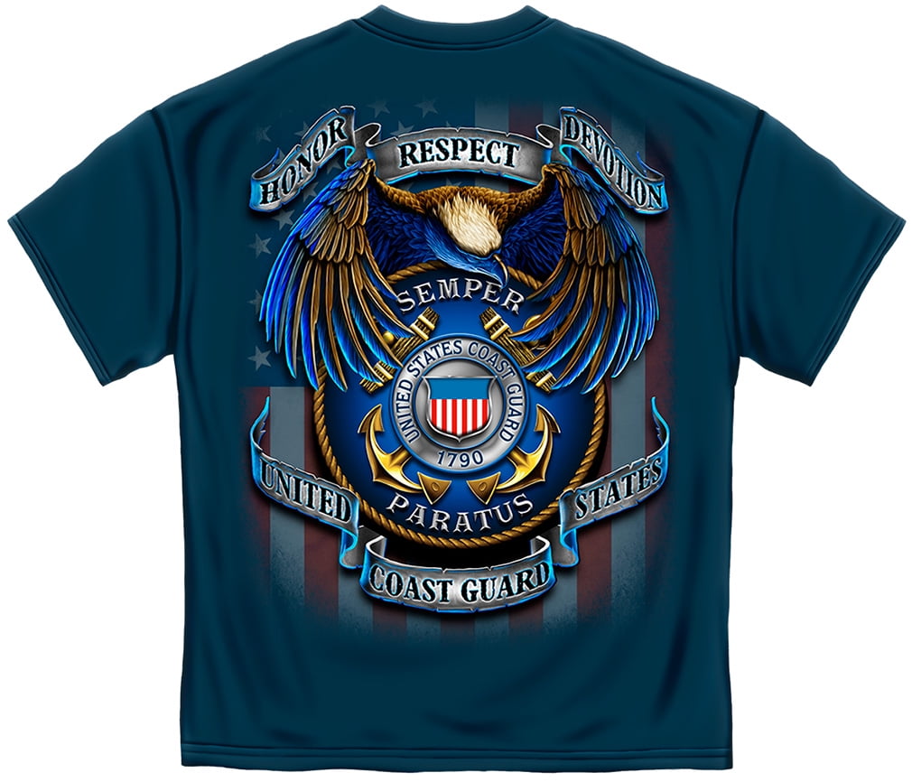 Coast Guard T-Shirt True Heroes Coast Guard XXX-Large Navy - Walmart.com