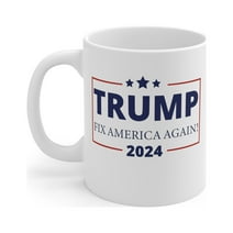 GCO Donald Trump Vance 2024 Coffee Mug MAGA 11oz White Ceramic Cup ...