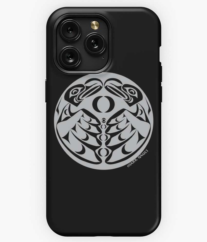 Coast Salish Eagle Pacific Northwest Native Art A13336 Phone Case for ...