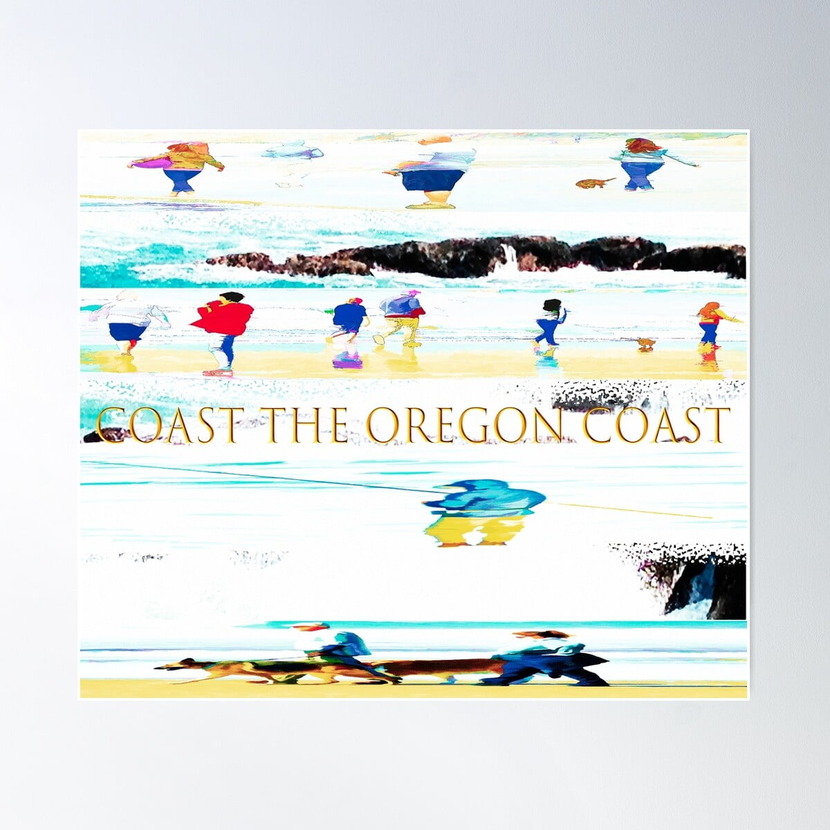 Coast The Oregon Coast Poster Wall Art, Modern Wall Decor For Living ...