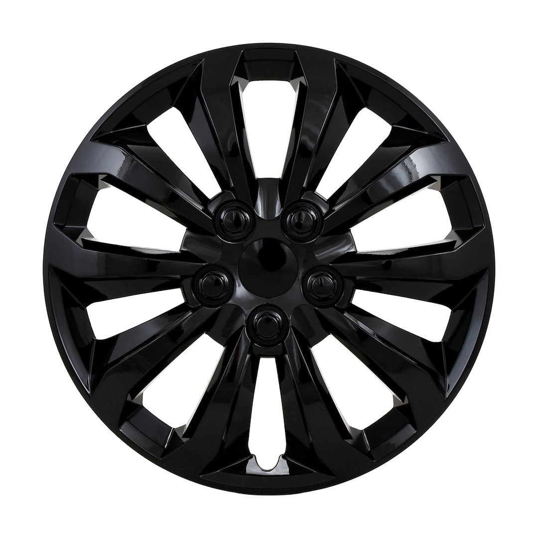 Coast 2 Coast 15 in. Gloss Black 10 Spoke Wheel Cover for Automobiles ...