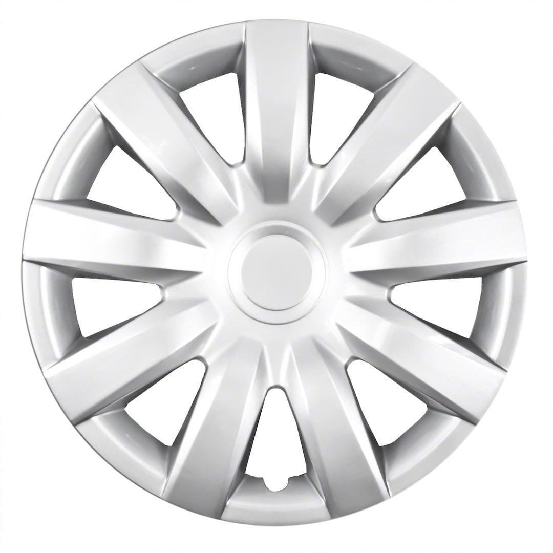 "Coast To Coast 15"" Silver Car Wheel Cover Set, IWC42315S 9 Spoke ...