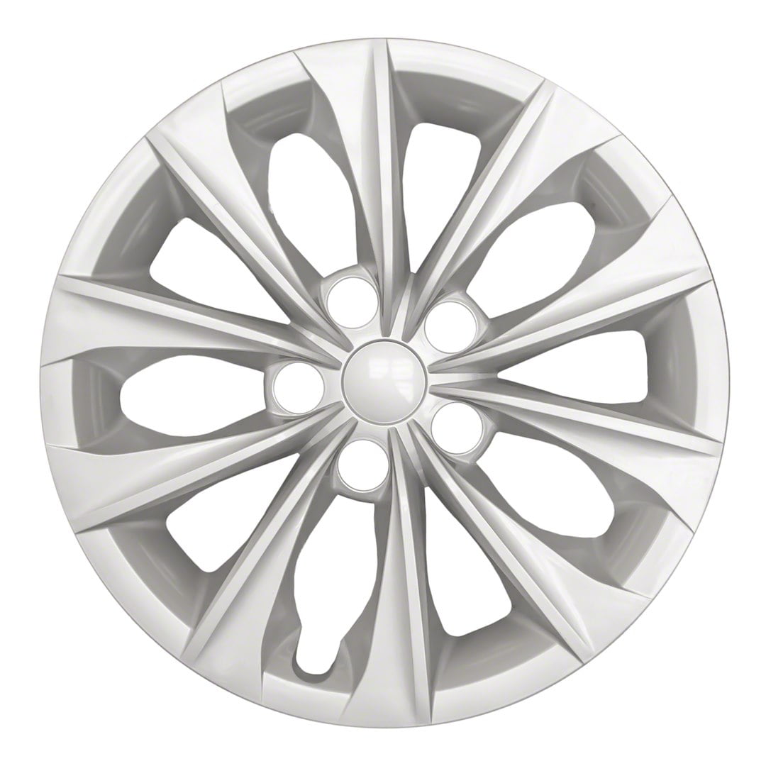 "Coast To Coast 16"" Silver Gloss Painted Wheel Cover, 10 Spoke, Rim ...