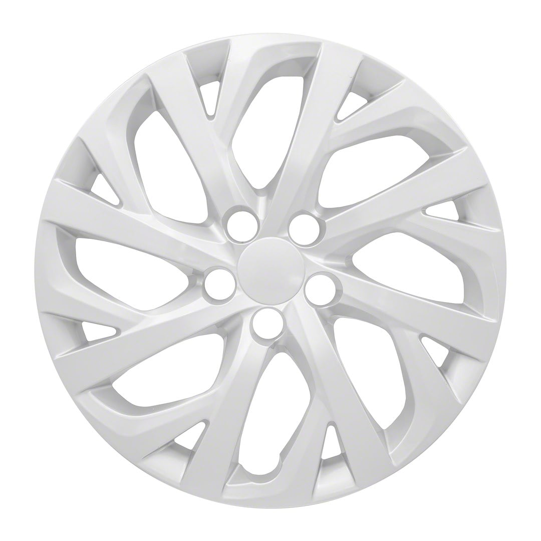 "CCI Coast To Coast 16"" Silver Car Wheel Cover, Auto Hubcaps, Gloss ...