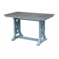 Coast To Coast Imports Bar Harbor Solid Wood Blue Counter Height Dining ...