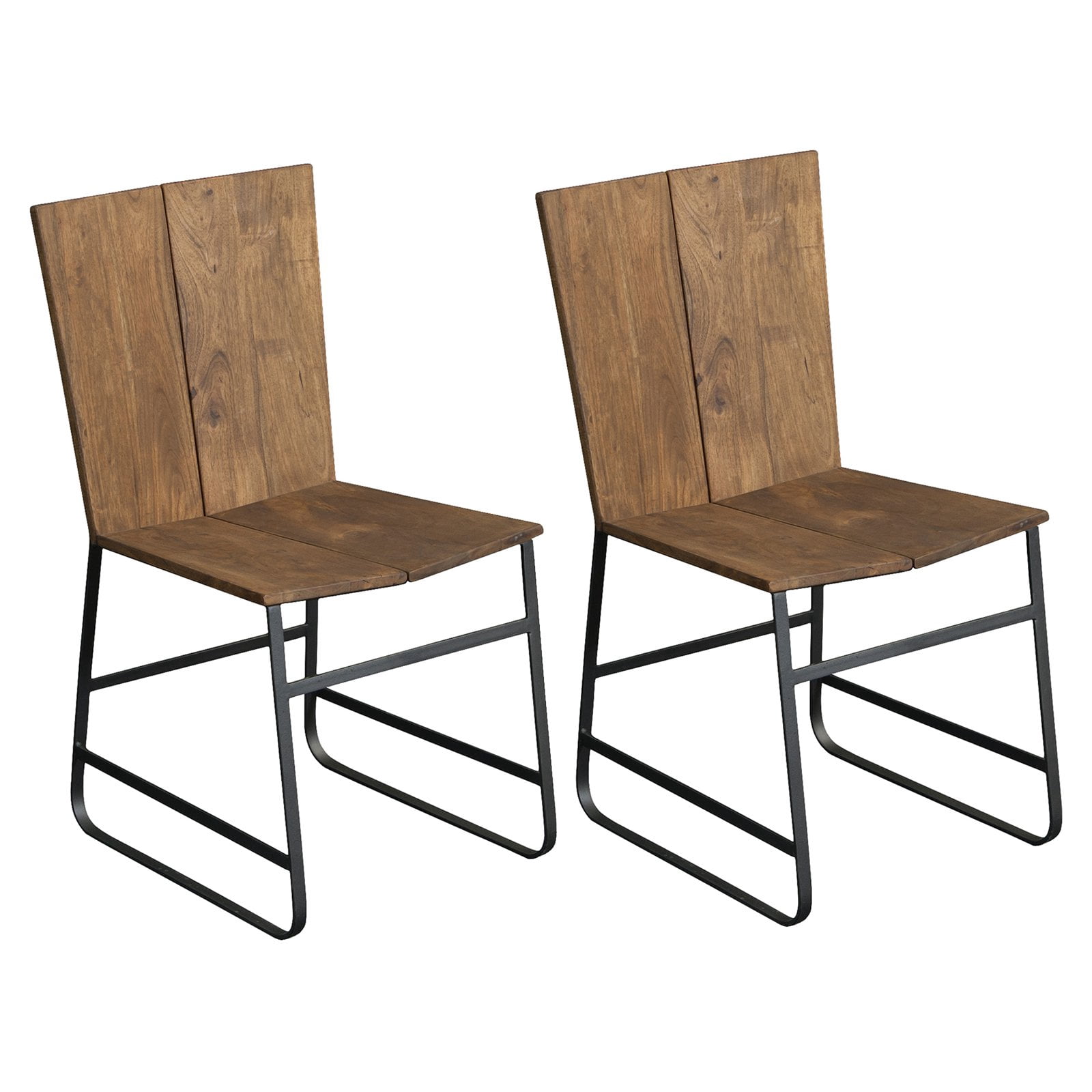 Coast To Coast Imports Sequoia Light Brown Acacia Dining Chairs (Set of ...