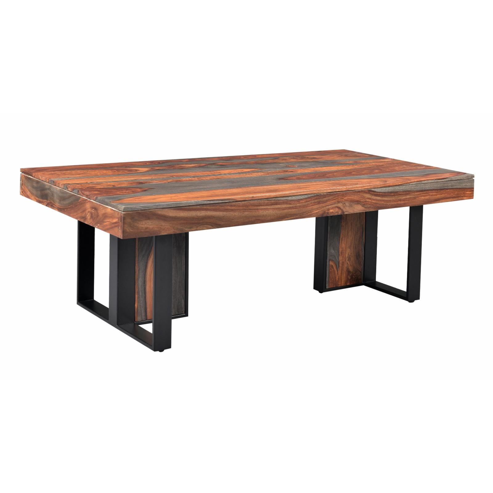 Coast To Coast Imports Sierra II Brown Cocktail Table with Dovetail Top ...