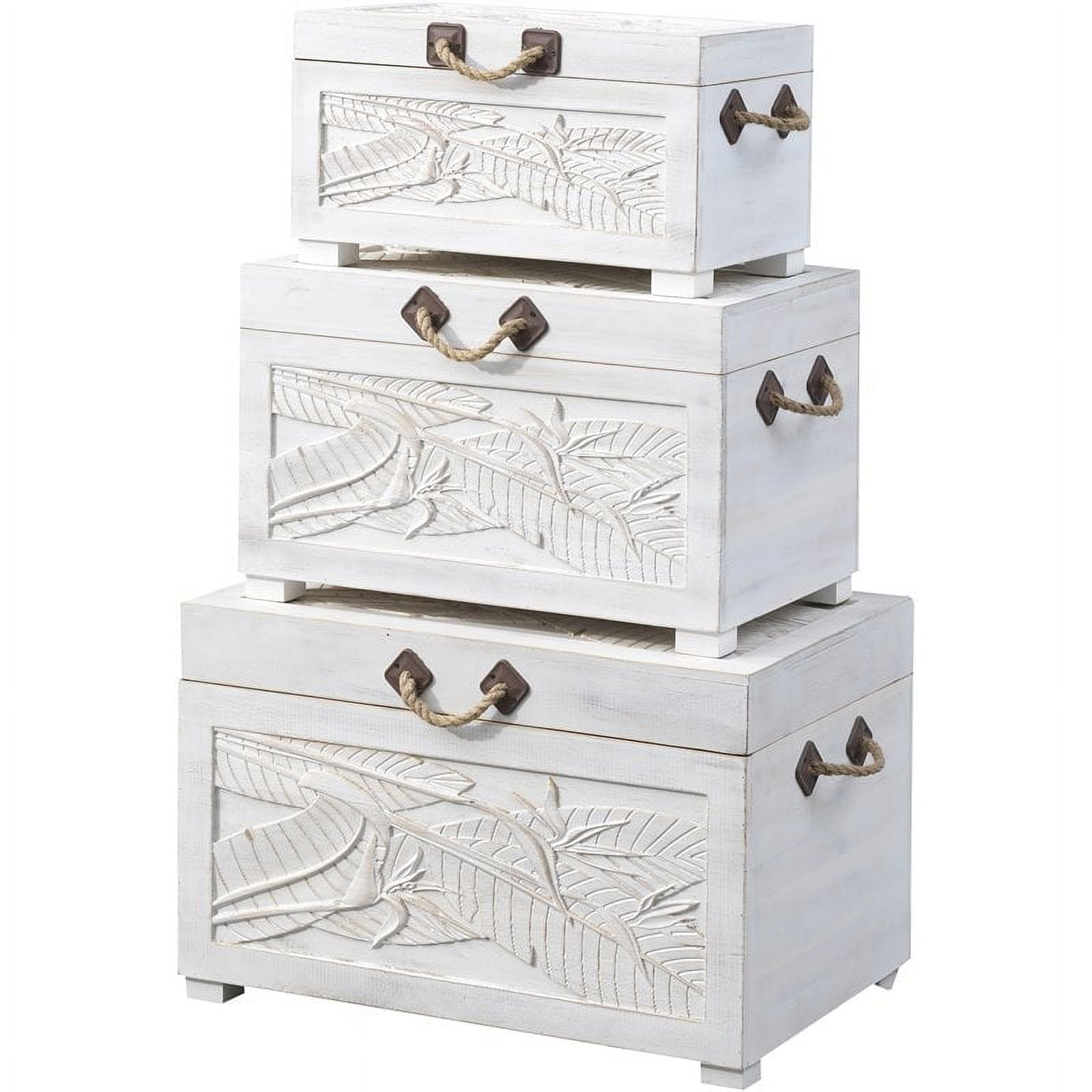 Coast To Coast Set of Three Nesting Trunks - Walmart.com