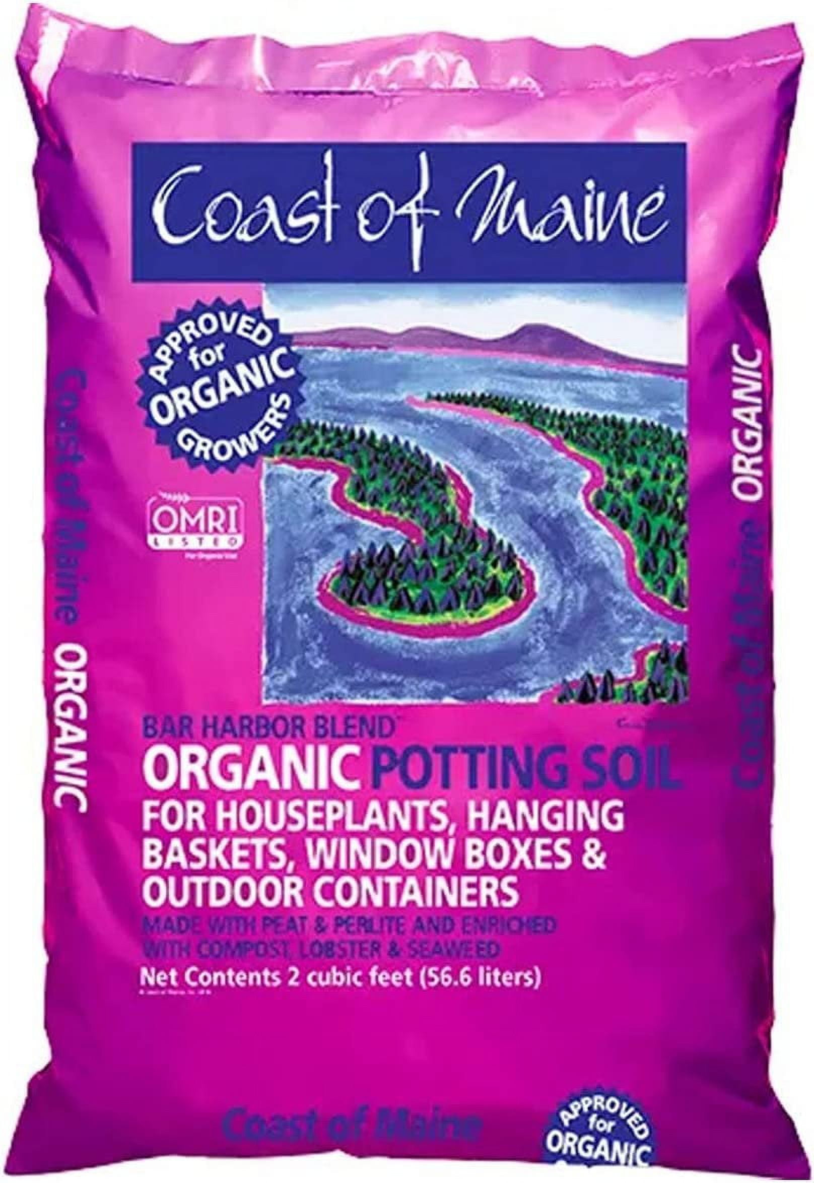 Coast Of Maine, Organic Compost Potting Soil, 2 ft³, 6 Pack - Walmart.com