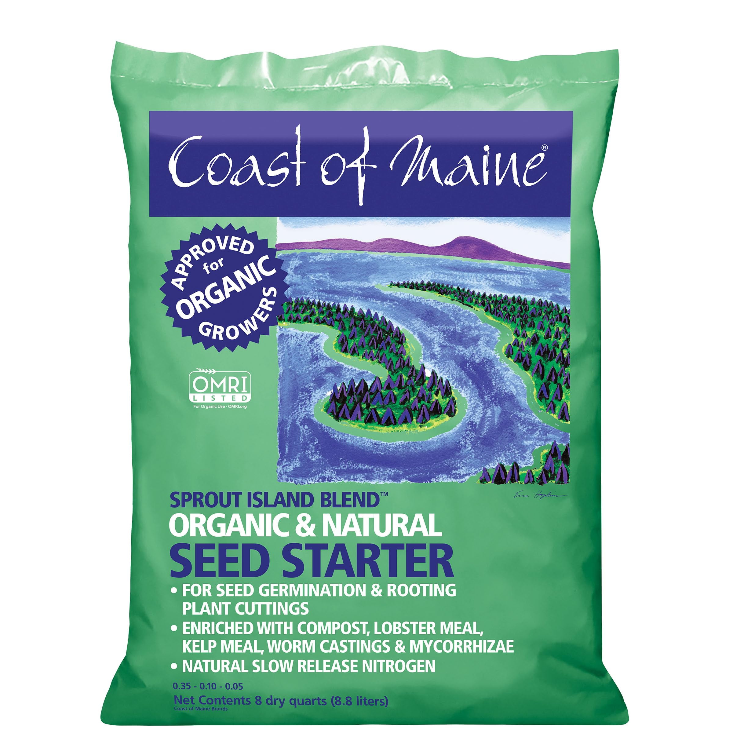 Coast of Maine PresNok (8qt) Sprout Island Blend, Organic & Natural ...