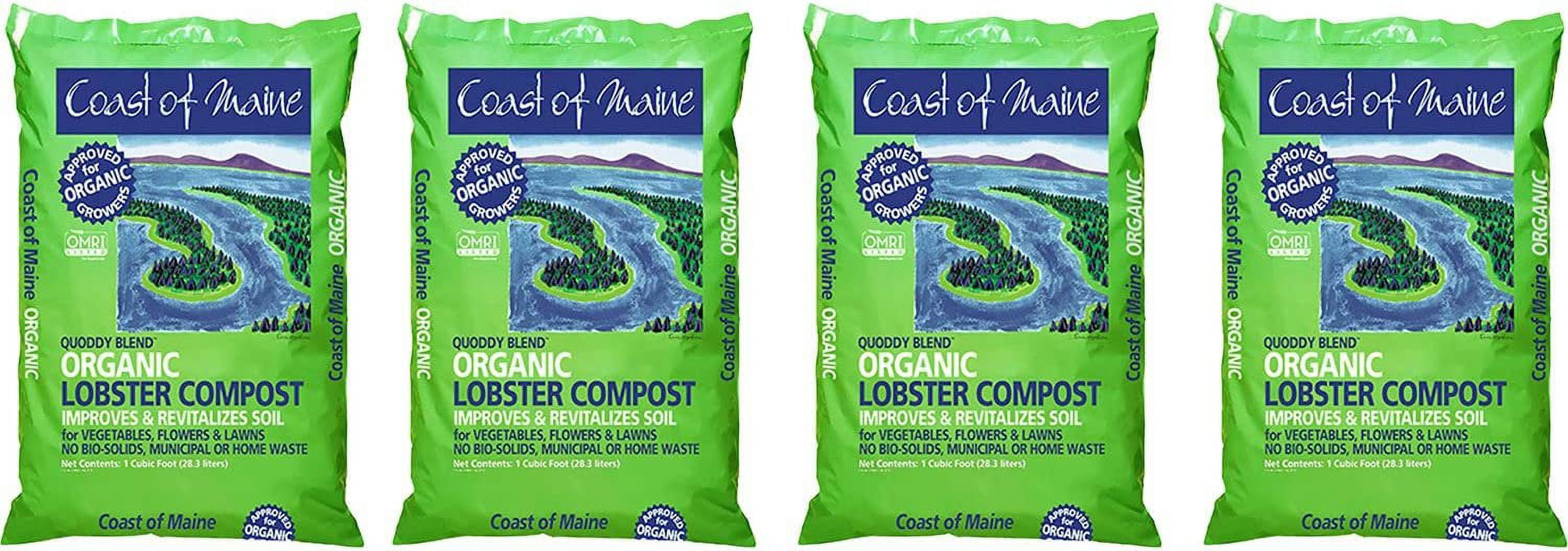 Coast of Maine Organic Quoddy Blend Lobster Compost Plant Soil, Ideal ...