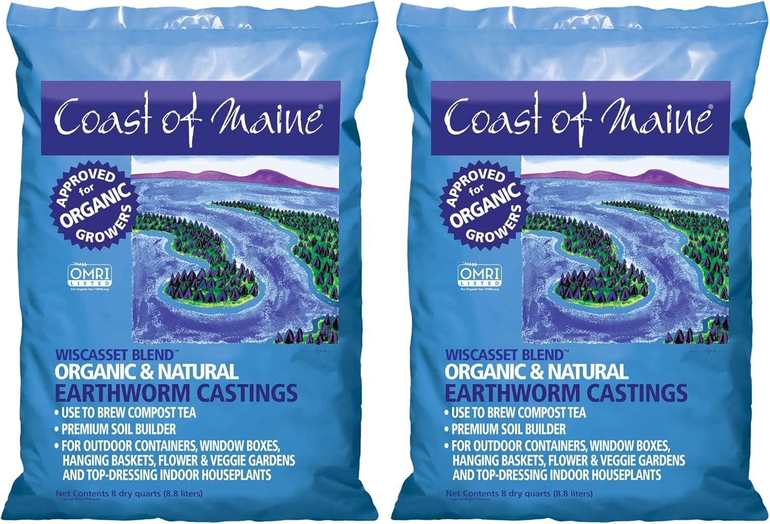 Coast Of Maine Wiscasset Blend Potting Soil - Organic Earthworm ...