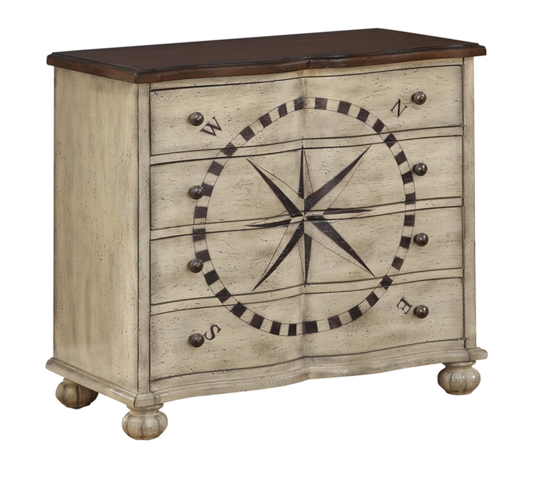 Coast to Coast 13744 31 x 31 x 16 in. Four Drawer Chest, Light Brown ...