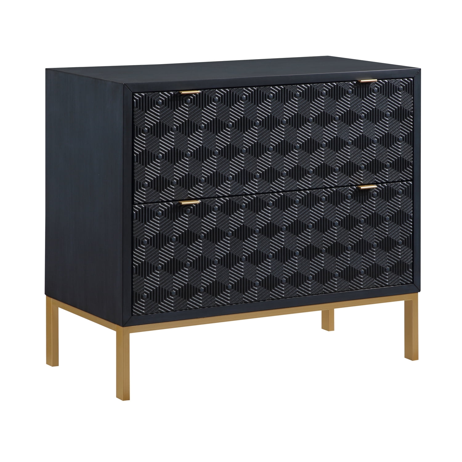 Coast to Coast Accent Chest, Tessa, 32"H x 35"W x 18"D, Prism Royal ...