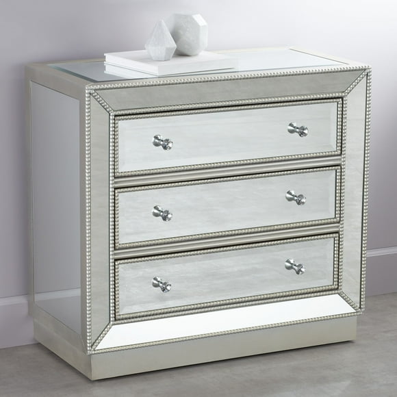 Mirrored Accent Chests