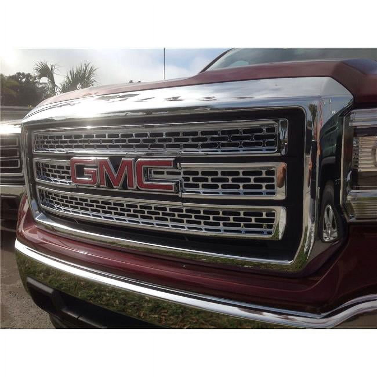 Coast2Coast C2C-GI123 GMC Sierra 14-15 Grille Overlay, Chrome - Walmart.com